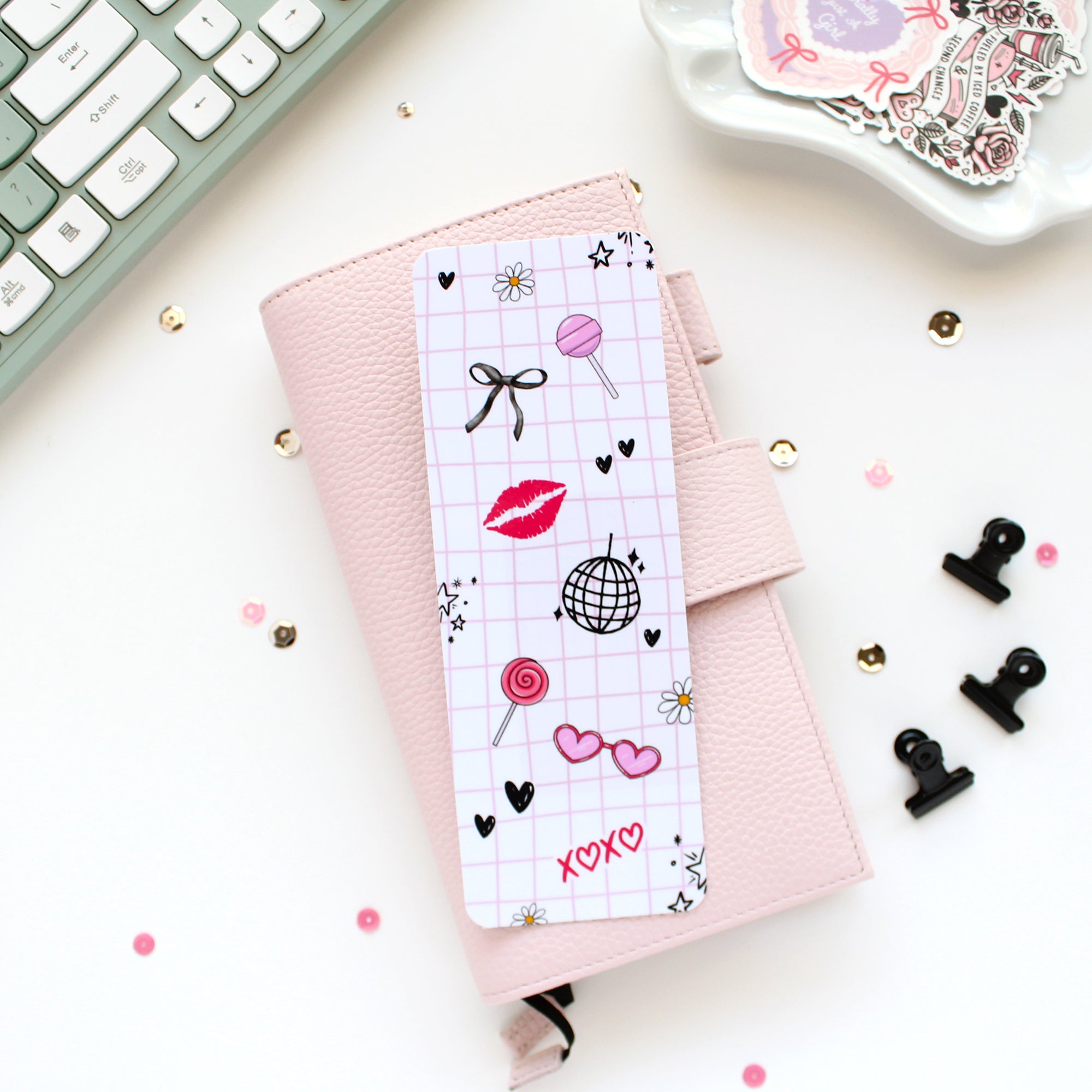 Girlie Pop Laminated Bookmark – Desiree Lamar Studio